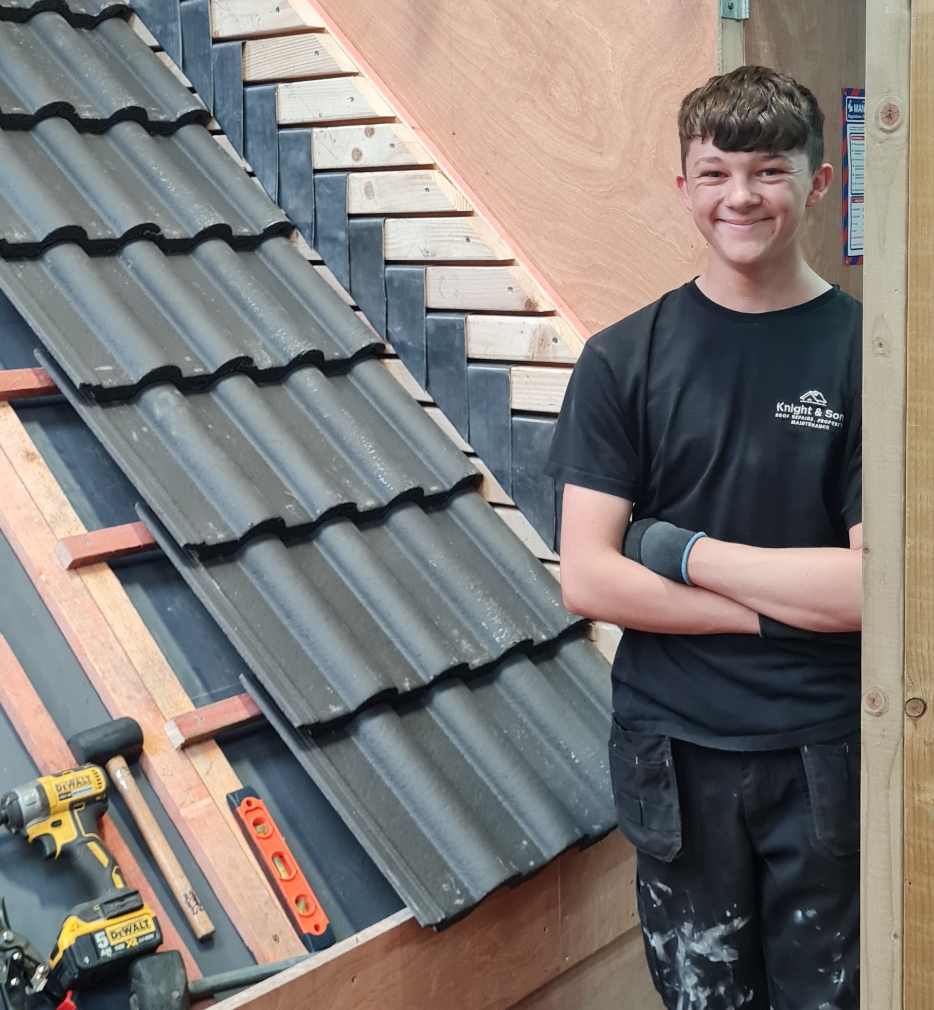 Master Roofers gives a leg up to a talented young student - Master Roofers UK